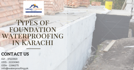 Types of foundation waterproofing in Karachi - LCS waterproofing Solutions